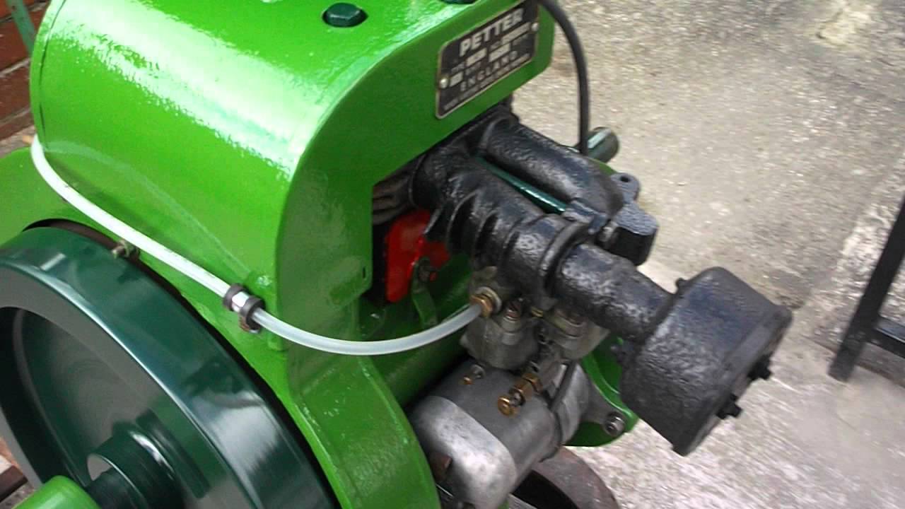 Petter A1 Stationary engine - YouTube