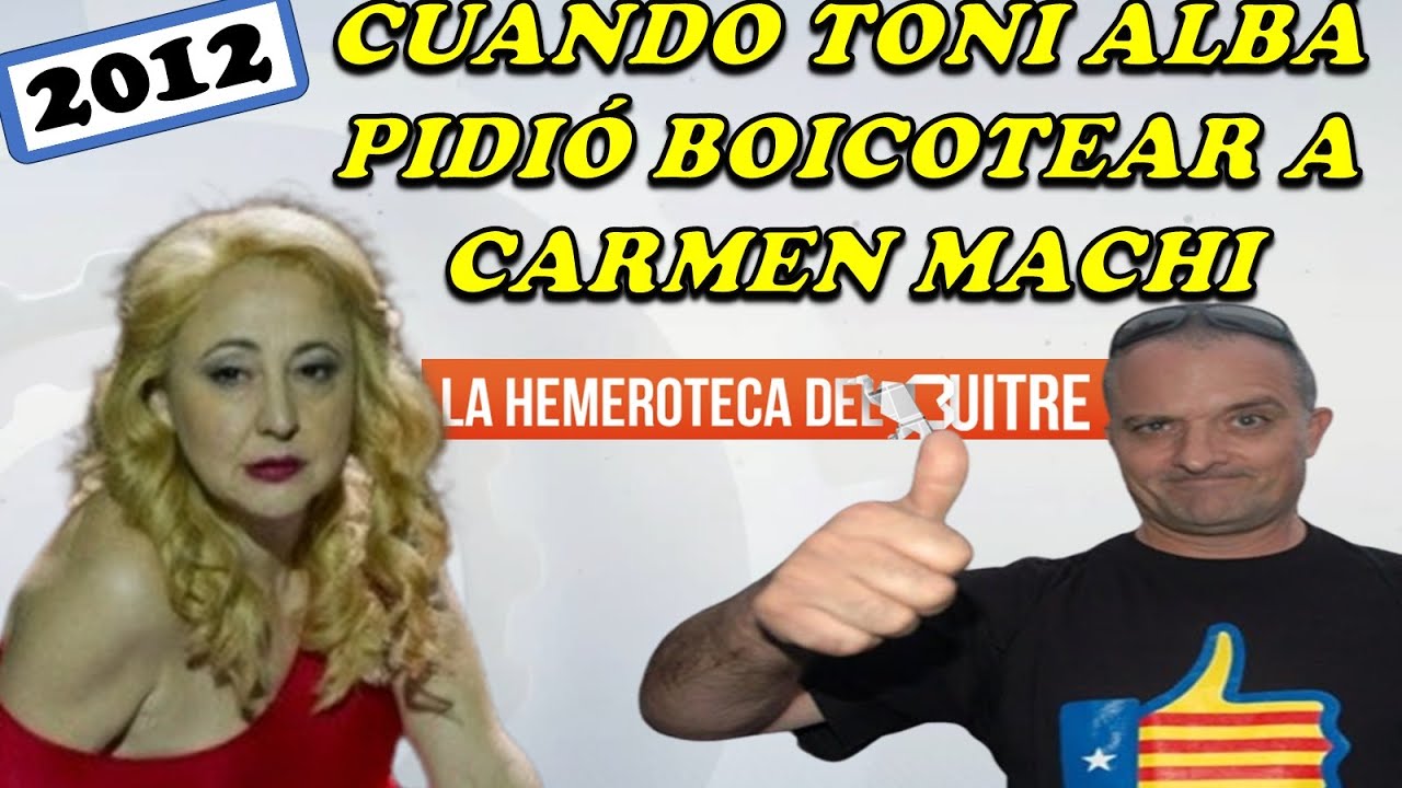 Cuando Toni Albà animó a boicotear a Carmen Machi - 2012 - Polémicas de ...