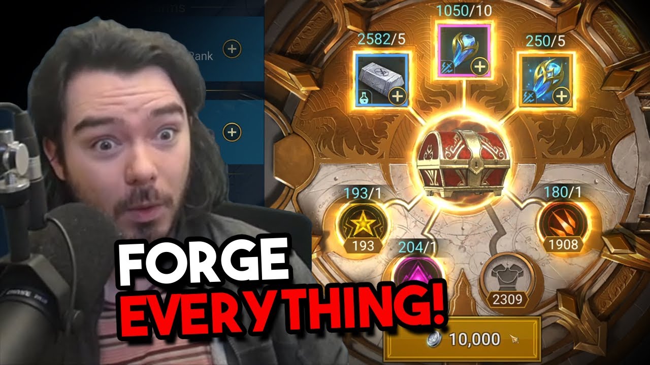 Forging ALL My INSTINCT Gear!! | Raid: Shadow Legends - YouTube