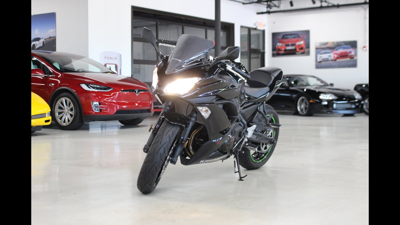 2019 Kawasaki Ninja EX650 ABS! ONLY 1220 Miles! Startup and Walk Around ...