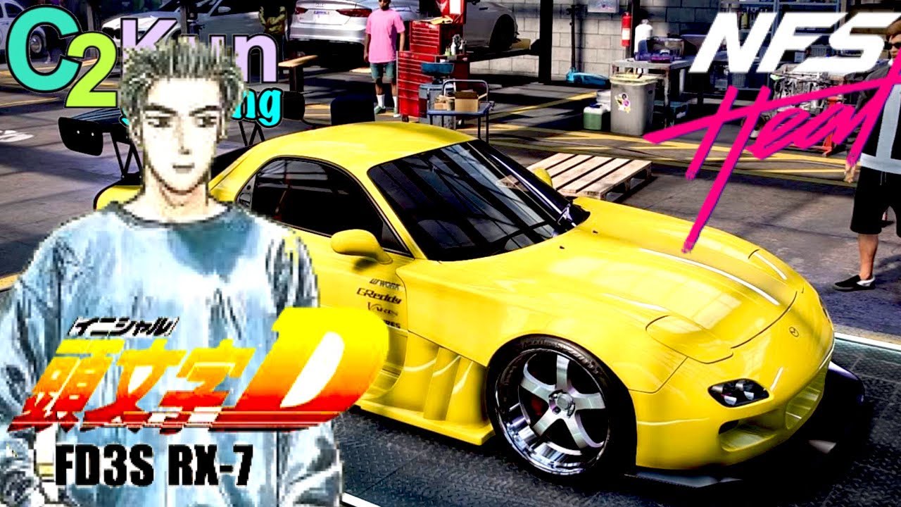 ขับซิ่ง Mazda RX7 InitialD Team Redsun|Need for Speed Heat PS4|C2Kun ...