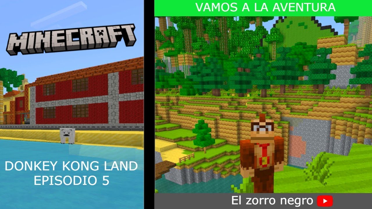 MINECRAFT DONKEY KONG LAND EPISODIO 5 AVENTURAS POLARES - YouTube