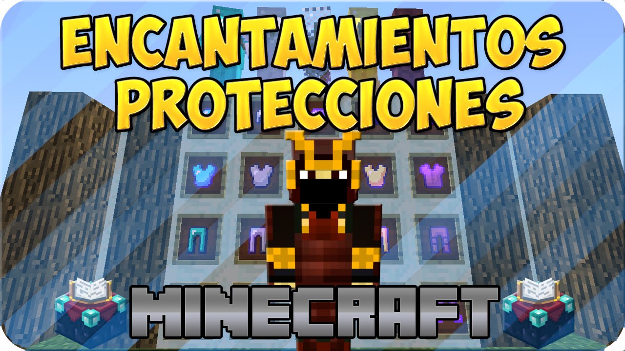 Minecraft - Encantamientos Protecciones - YouTube