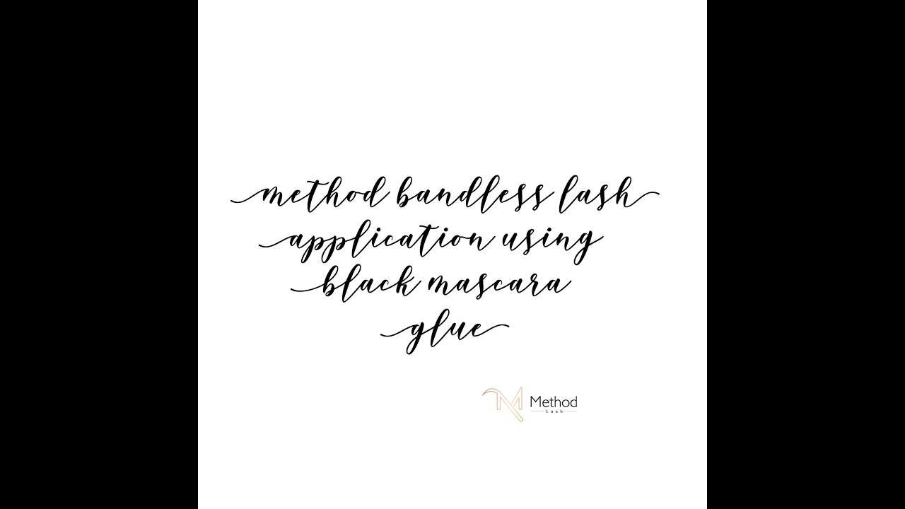 Method Bandless Lash Application - YouTube