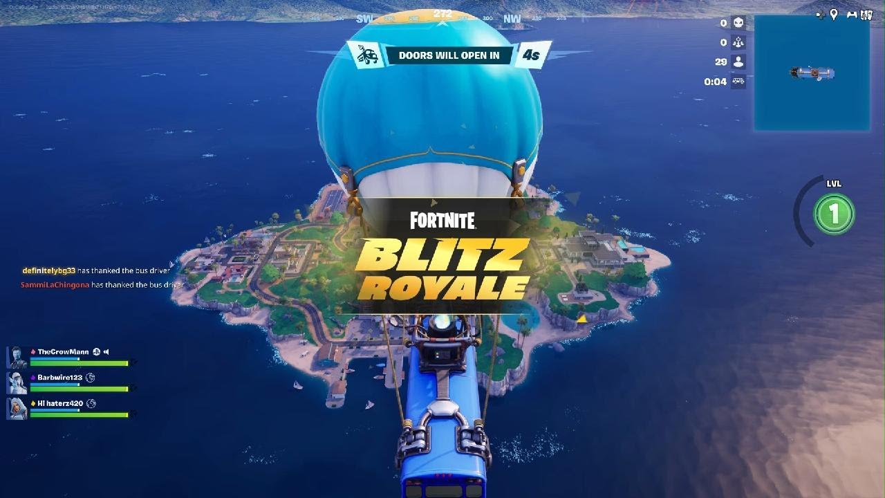 #4th Place Squads Blitz Royale Fortnite - YouTube