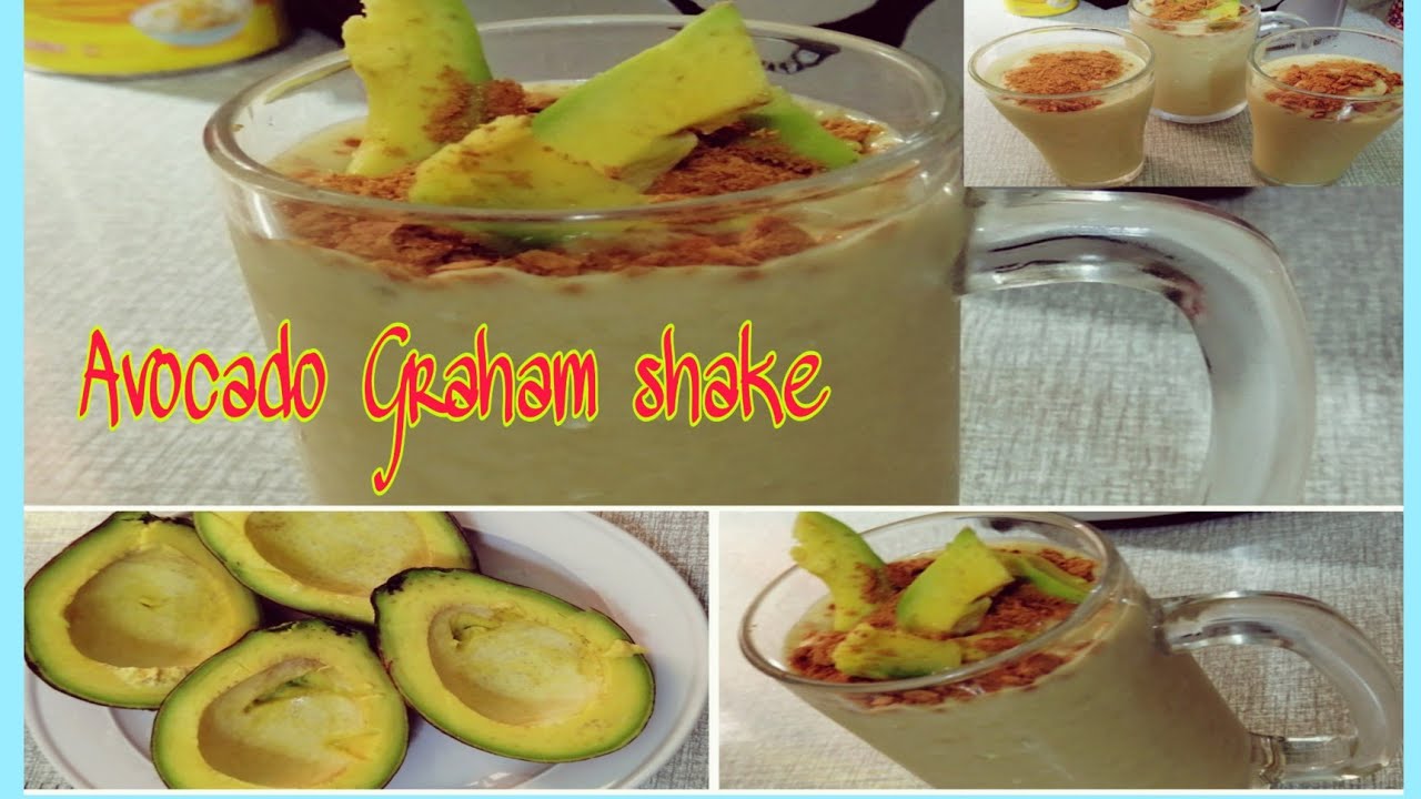 Avocado Graham Shake/ Smoothie recipe / Easy dessert - YouTube