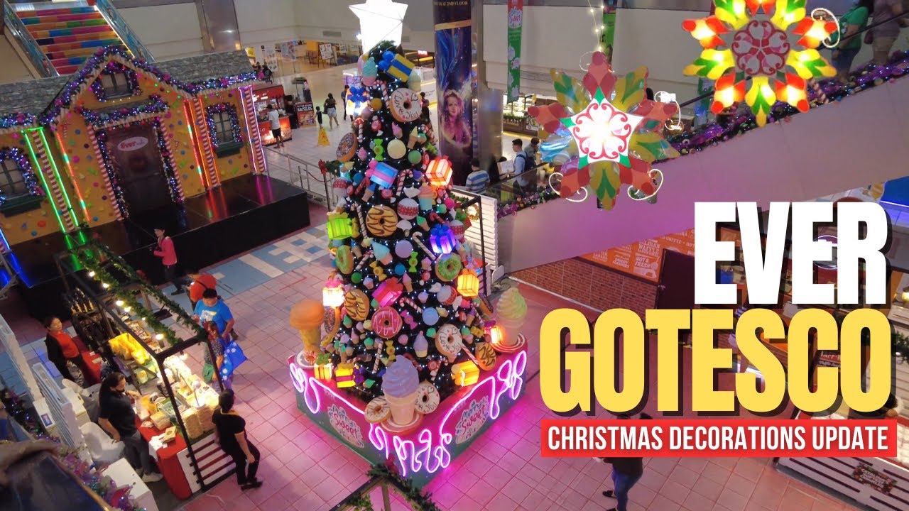 [4K] EVER GOTESCO COMMONWEALTH MALL - CHRISTMAS DECORATIONS UPDATE 2023 ...