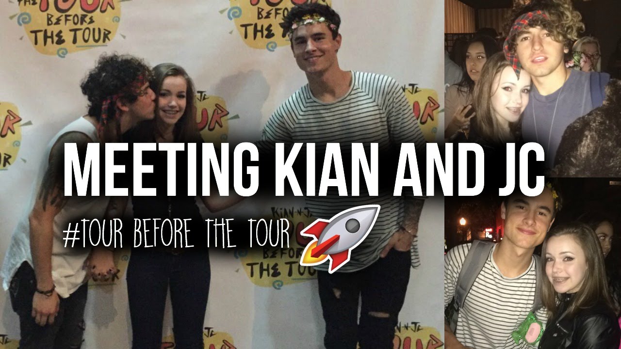 MEETING KIAN AND JC: TOUR BEFORE THE TOUR - YouTube