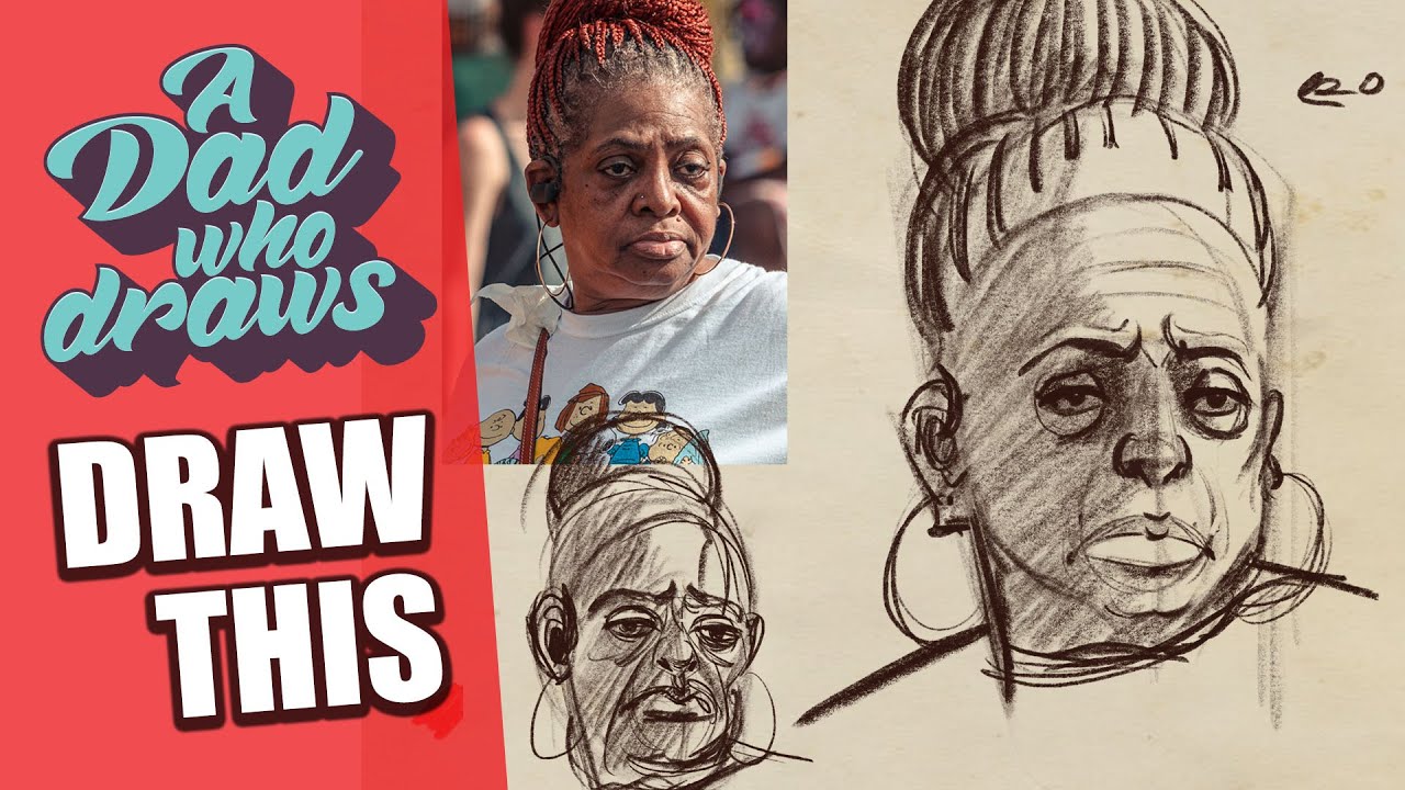 How to Draw a Portrait Step-by-Step | Beginner to Intermediate Drawing ...