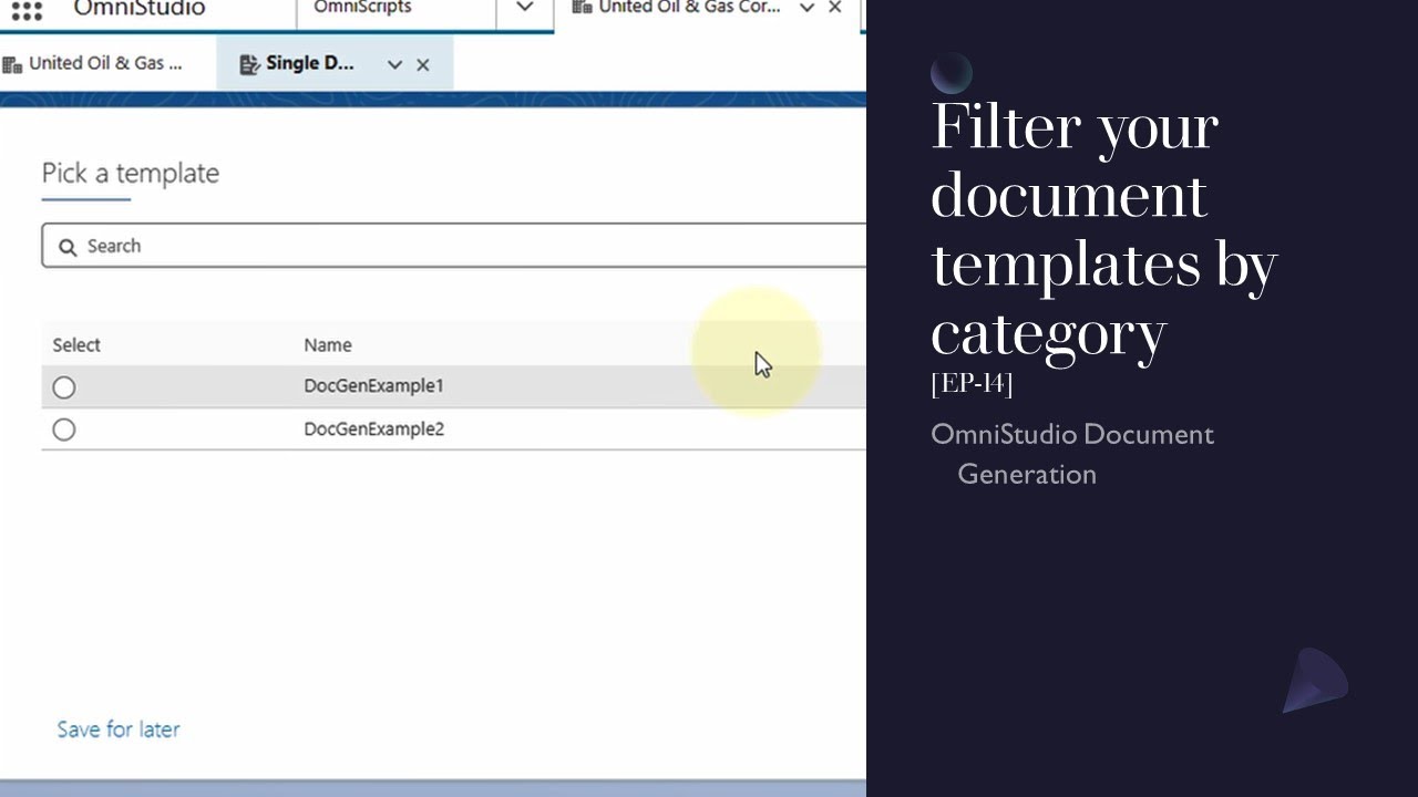 Filter your document templates by category [EP-14] - YouTube