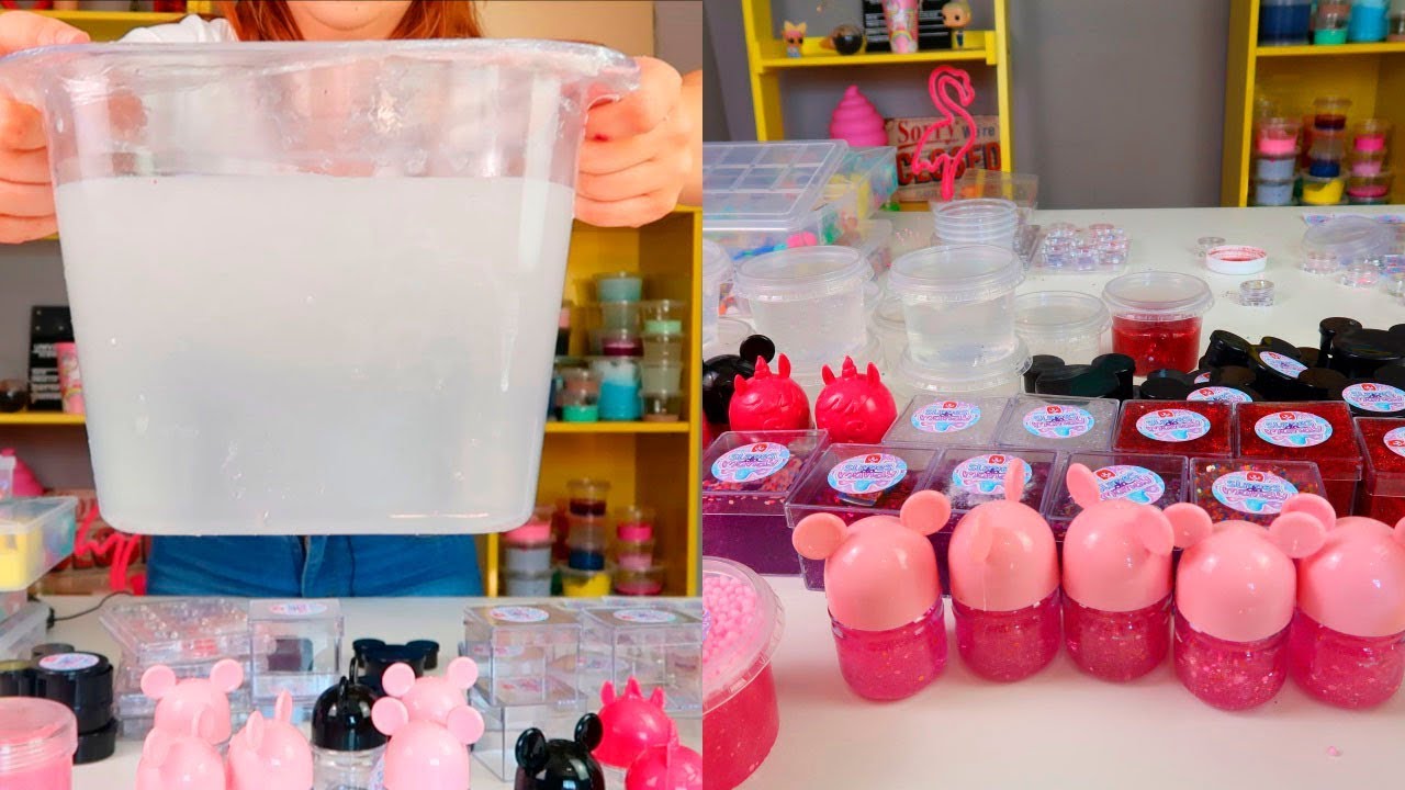 FIZ 50 SLIMES CLEAR PRA VENDER | COM 4 KILOS DE SLIME TRANSPARENTE ...