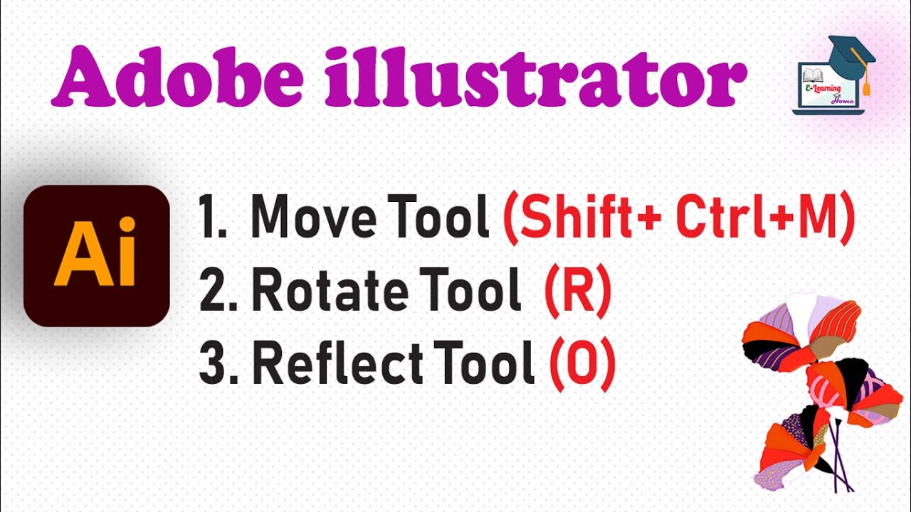 Illustrator CC Bangla Tutorials | Move Tool, Rotate Tool & Reflect Tool ...