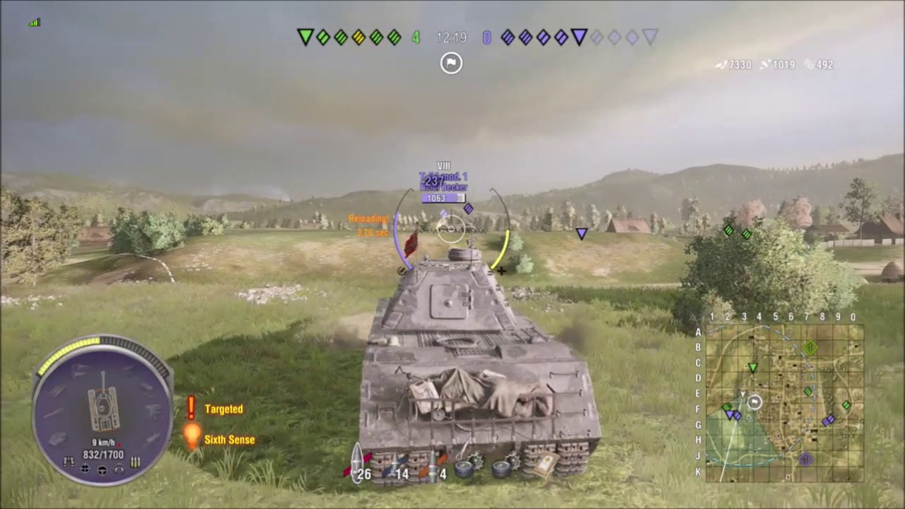 WOT Console II Mauerbrecher Blocks 9K DMG as a Tanker (Commander Mode ...