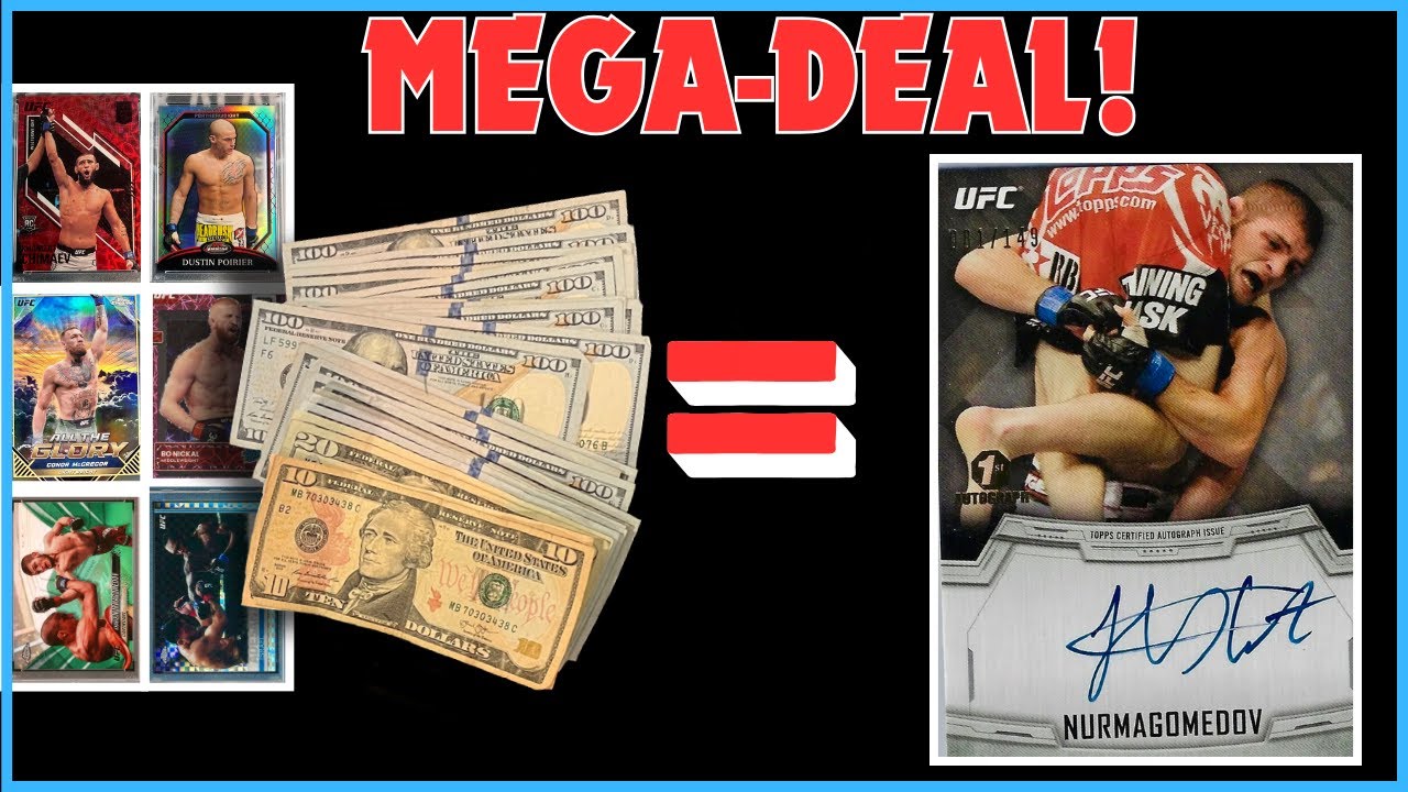 Finding my GRAIL! My biggest UFC card deal at the Austin Card Show ...