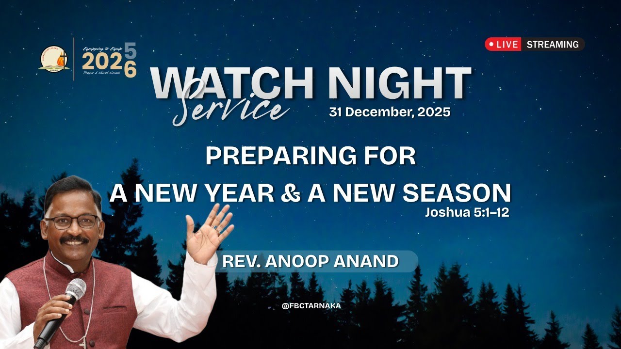 New Year Eve Service 2025 | Preparing for A New Year & New Season| Rev ...