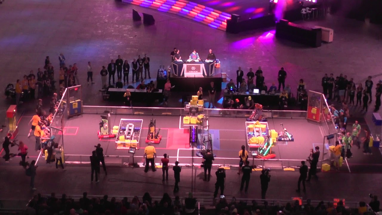 2018 Detroit FRC World Championship - Einstein Finals 2 - YouTube