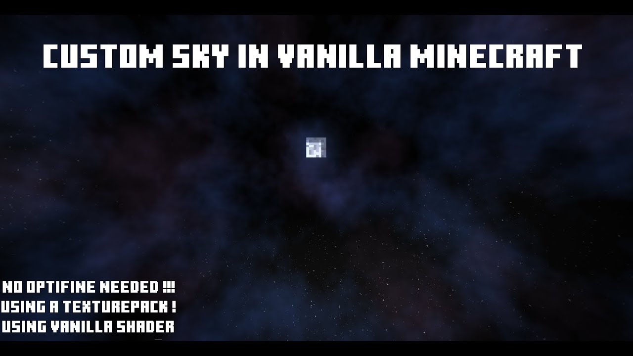 Custom Skies in Vanilla Minecraft !!! - YouTube