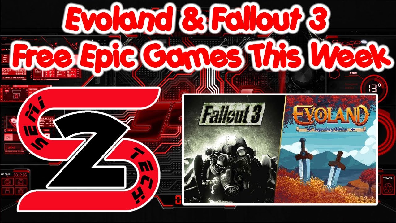 Epic Games Free Game This Week 10/20/22 - Evoland & Fallout 3 - YouTube