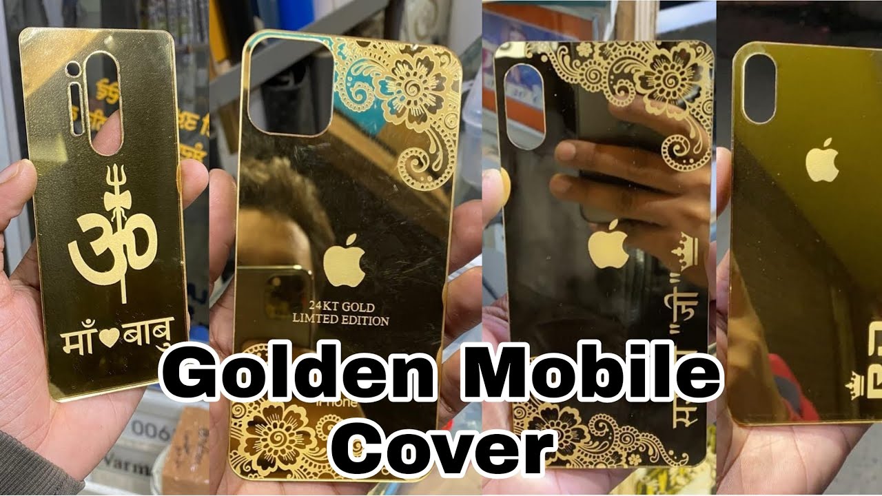 Golden Mobile Cover 🤎📱 Online Order Now | Mobile Cover Design | Amit ...