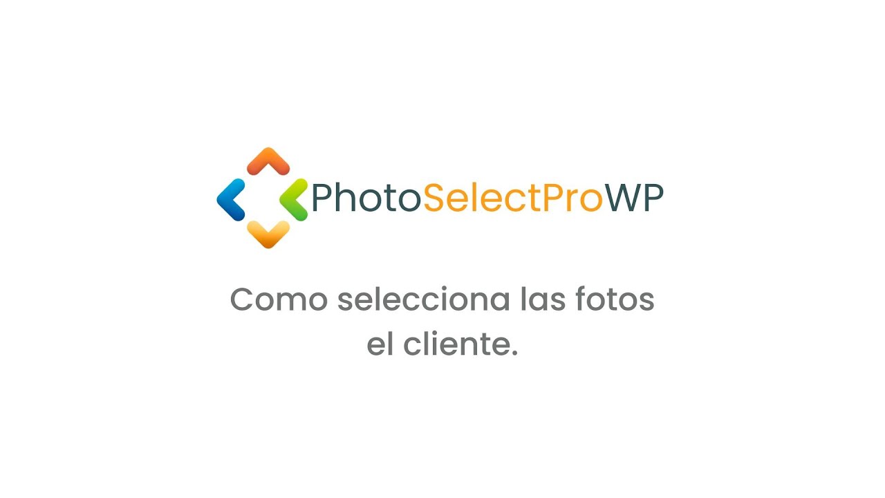 PhotoSelectProWP - Como selecciona las fotos el cliente. - YouTube