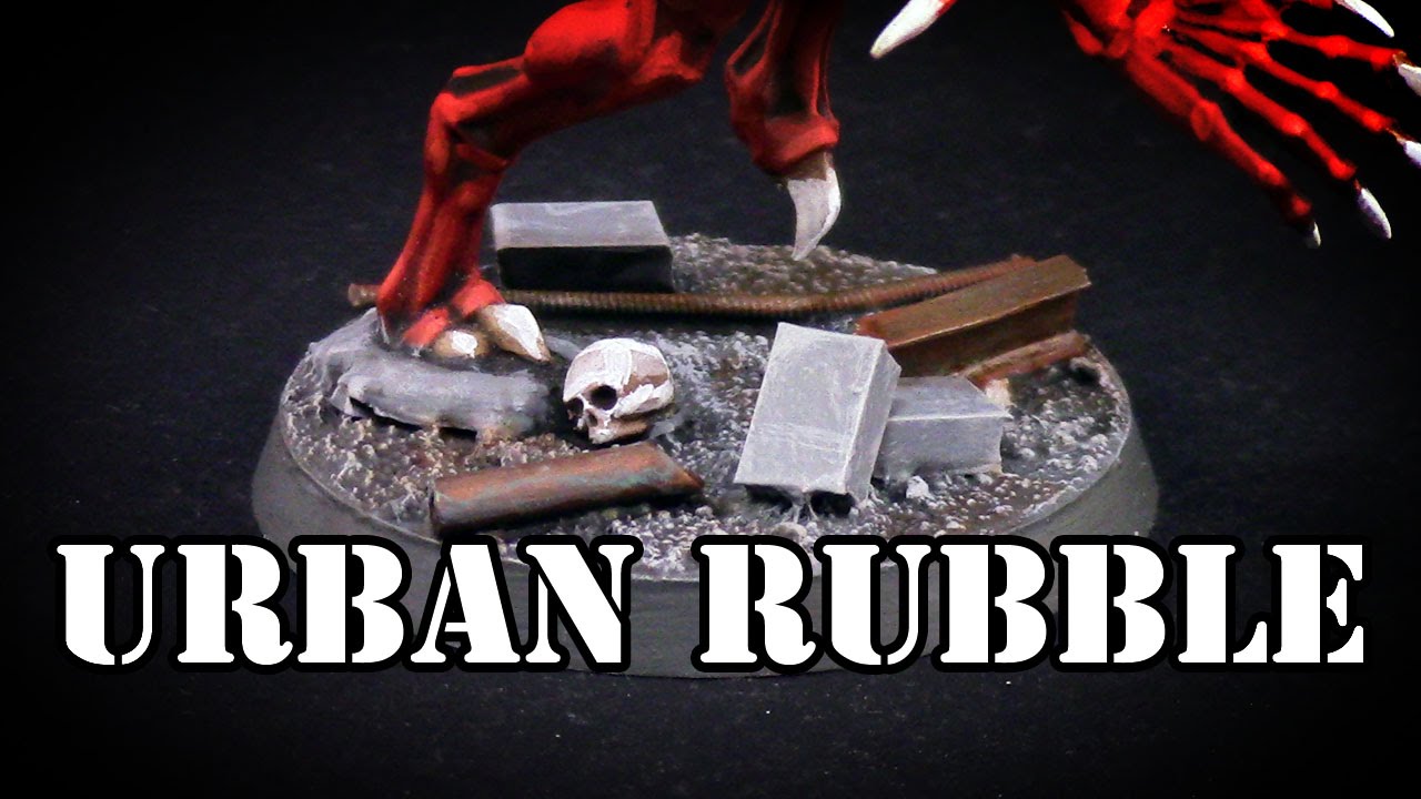How to make Urban Rubble Bases - YouTube