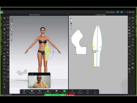 CLO3D Crash Course Trace Store Bought Patterns - YouTube
