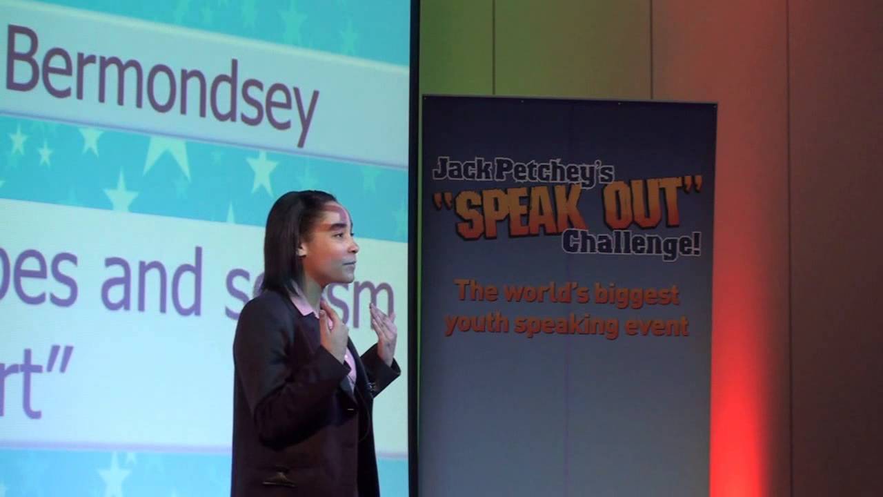 Jasmine Cunningham, Third, "Speak Out" Challenge! Southwark Regional ...