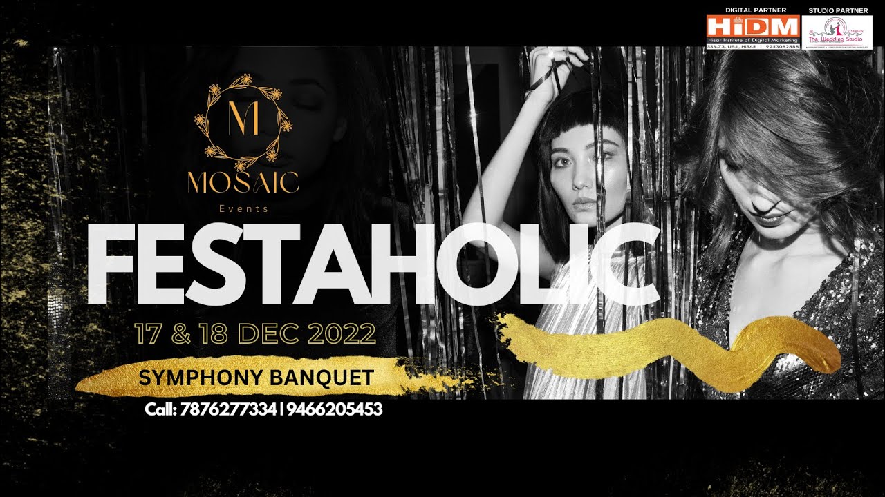 FESTAHOLIC 1.0 by Mosaic Events Hisar | Shopping Exhibition in Hisar - YouTube