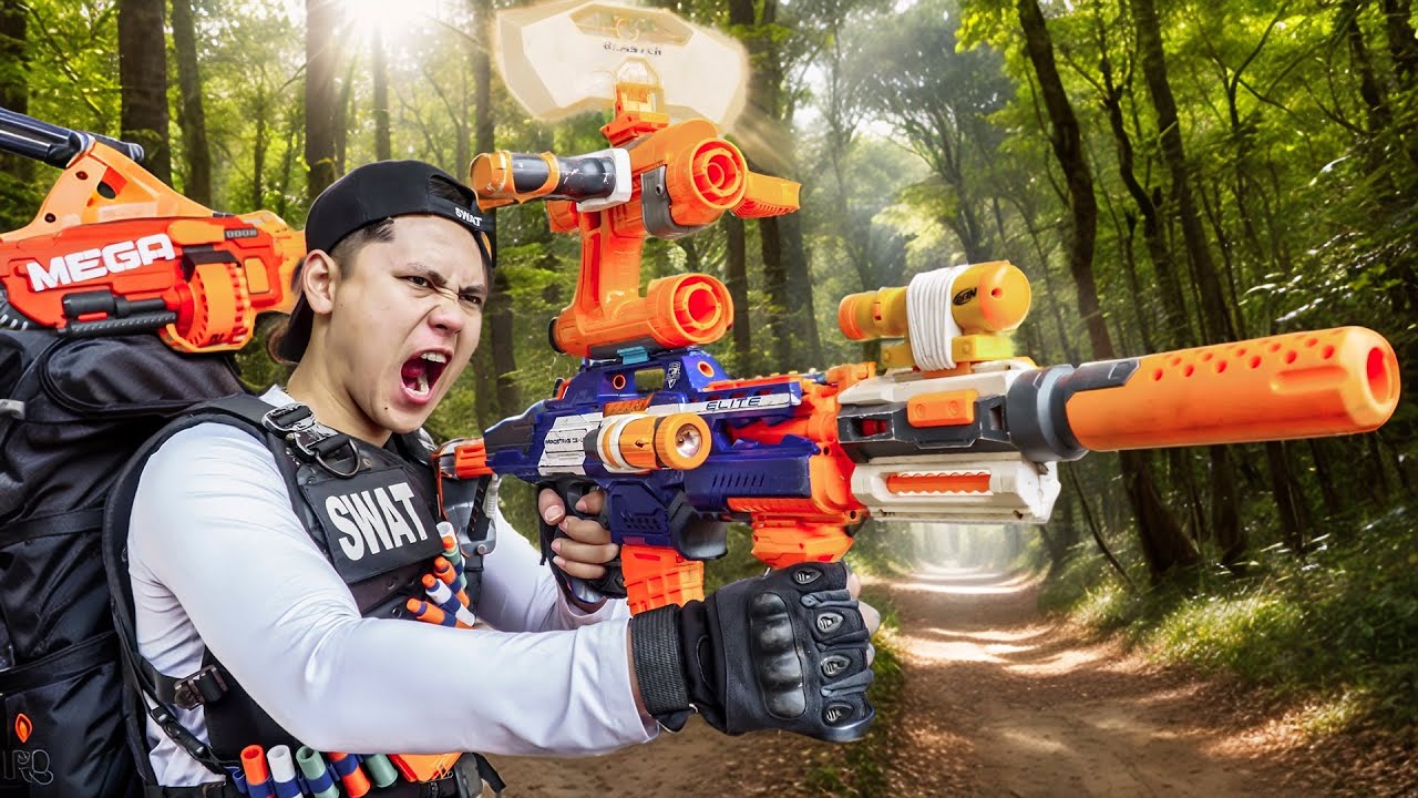 LTT Nerf War : SEAL X And His Mysterious Allies Unite In A Nerf Gun ...
