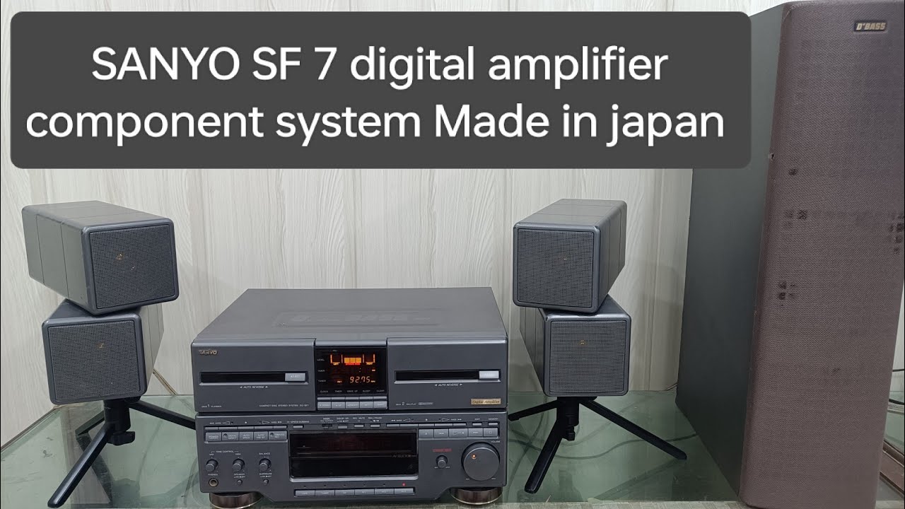 SOLD Ultimate SANYO stereo unique digital amplifier hifi component ...