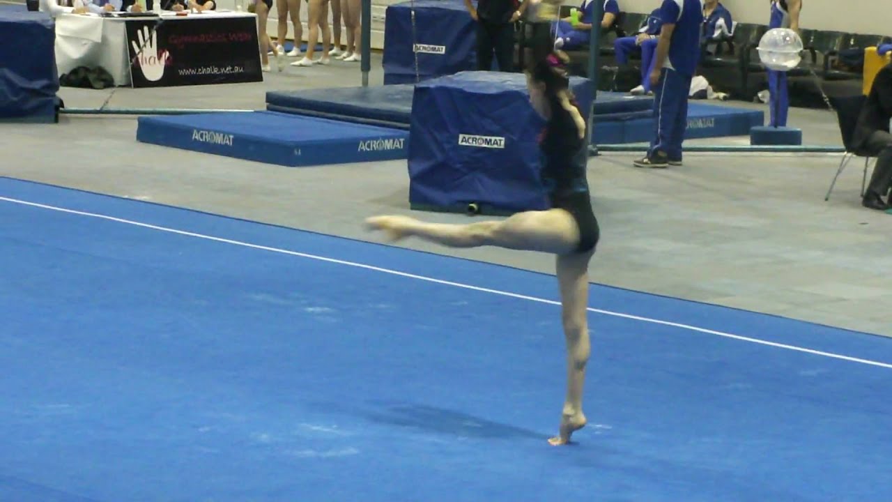 2010 Victorian Championships Laura Hingston FX - YouTube