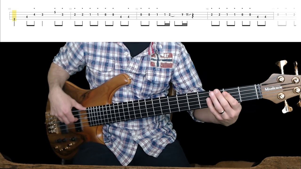 Stevie Wonder - Sir Duke Bass Cover with Playalong Tabs in Video - YouTube