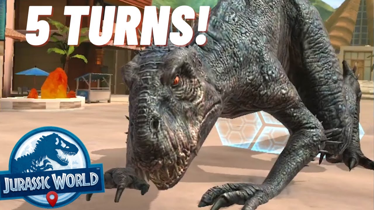 EASY 5 Turn Scorpius Rex Raid Win - Jurassic World Alive - Ep51 - YouTube