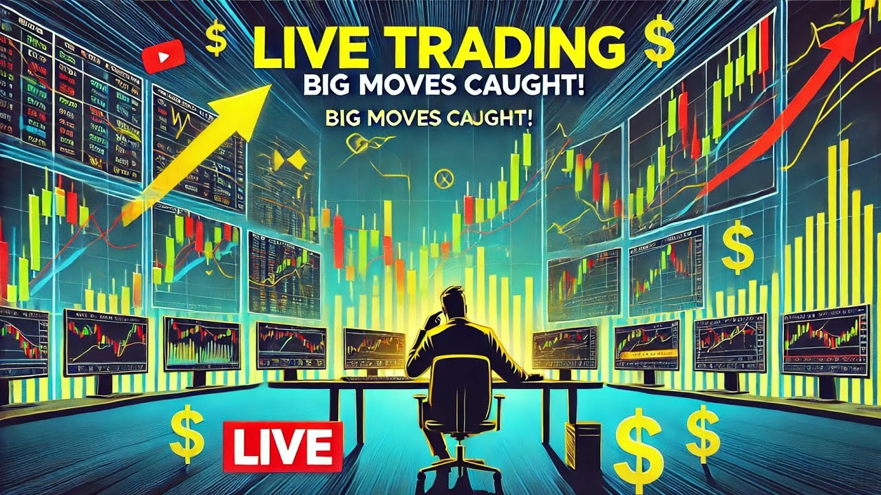 live trading in equity market & capturing big moves - YouTube