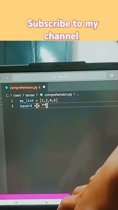 List Comprehension In Python Pythonhack Coding Codehacks Programming Codinghacks Code