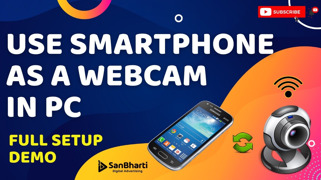How to use smartphone as a webcam in PC | 100% FREE | Live Stream From ...
