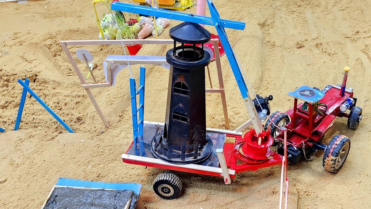 Diy tractor science project|making concrete base |@farm_motor part 2 ...