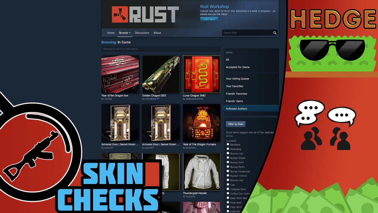 Rust Workshop Skin Checks (January 30 2024) - YouTube