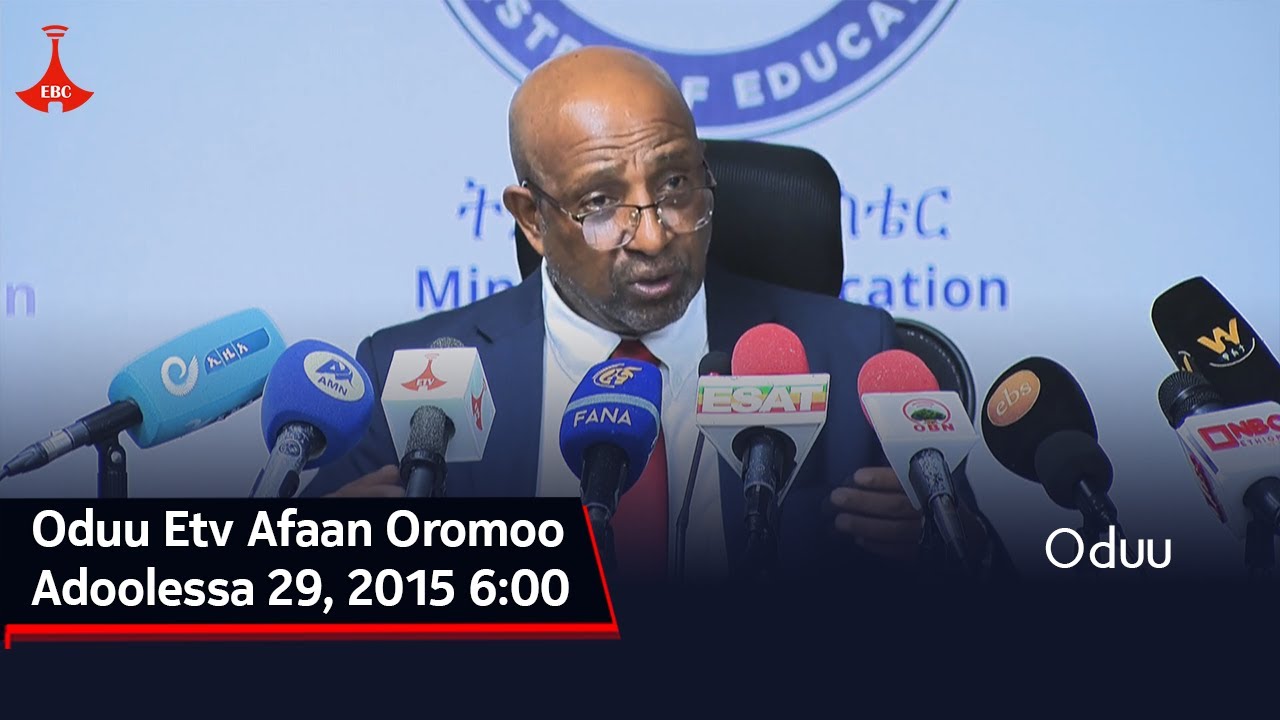 Oduu Etv Afaan Oromoo Adoolessa 29, 2015 6:00 - YouTube