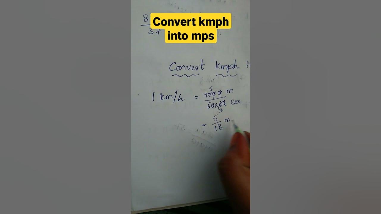 how-to-convert-kmph-into-mps-ss-maths-hub-youtube
