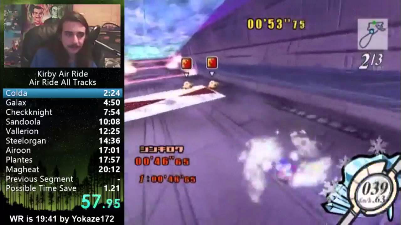 Kirby Air Ride - Frozen Hillside Slick Star: 2:11.92 - YouTube