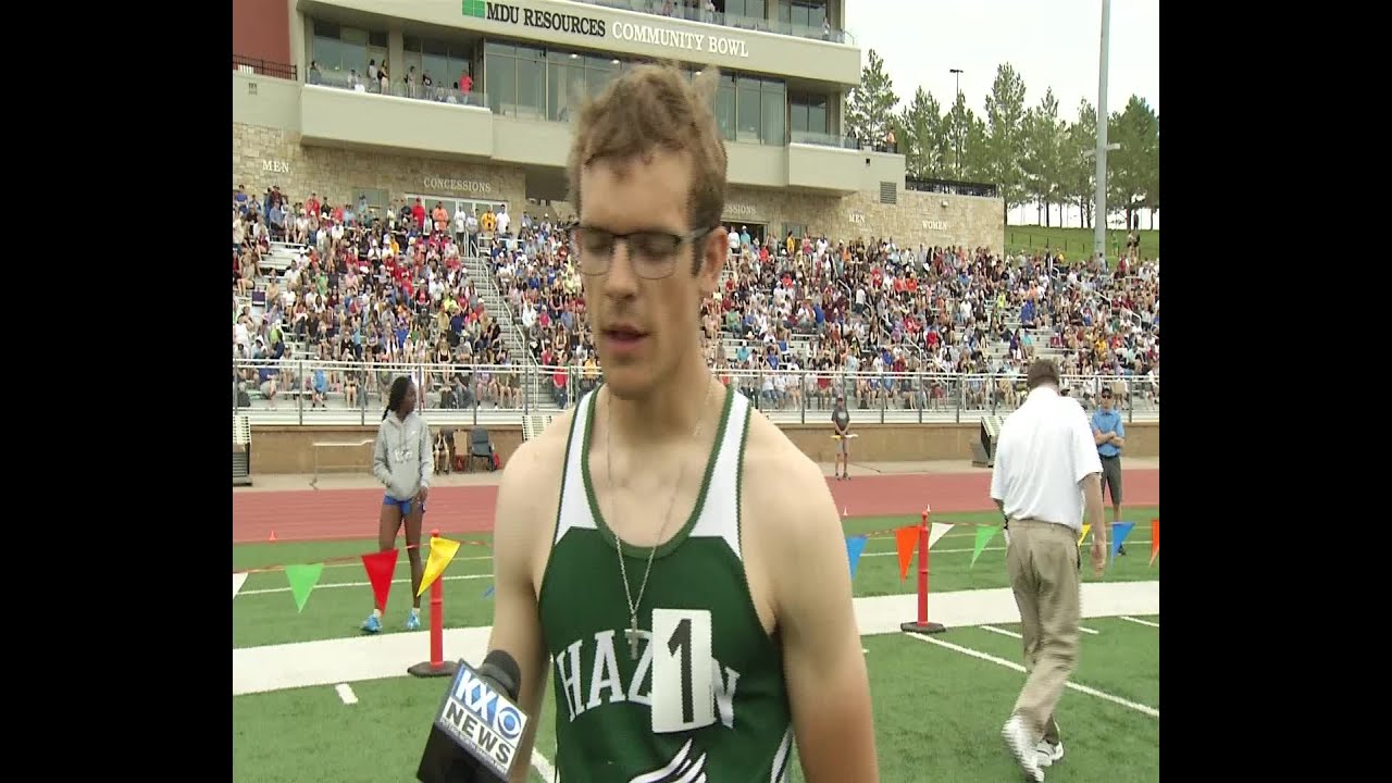 Hazen's Ian Busche discusses winning the 1600M and 3200M - YouTube