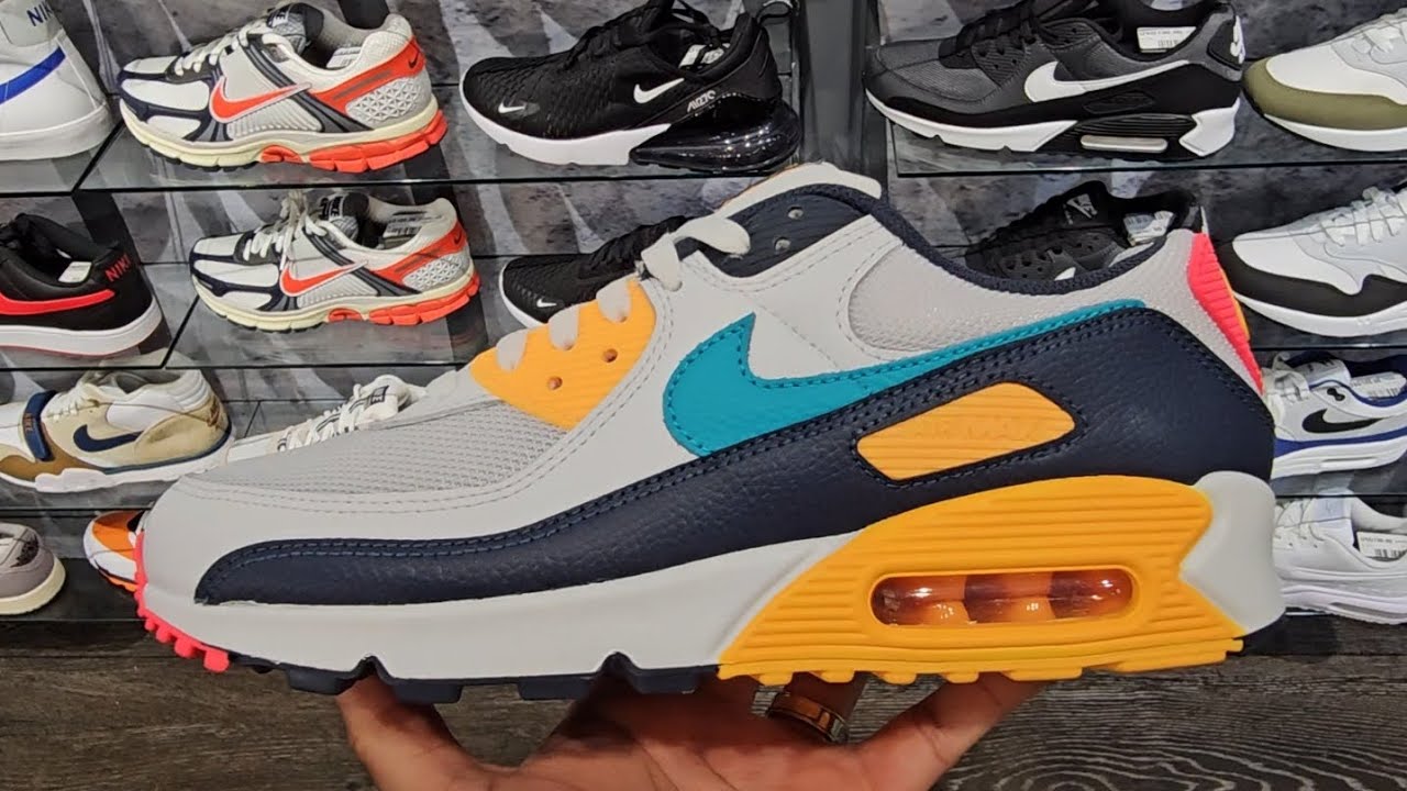 Nike Air Max 90 90's Neon Pack 4K POV / SKU: HF4860-100 Don Alpha Cleat ...