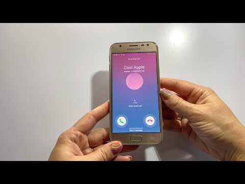 Samsung Galaxy J3 2017 Gold (SM-J330F) Incoming call