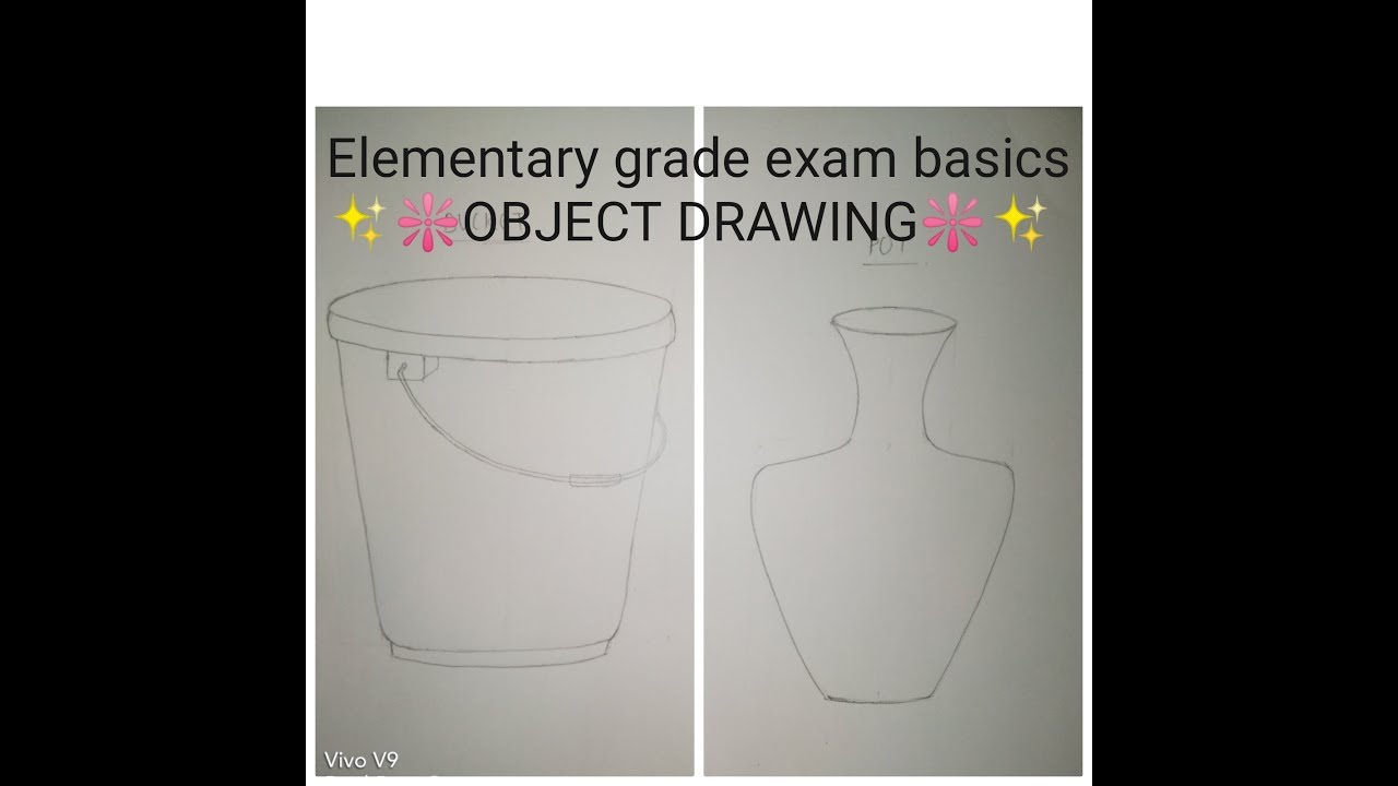 object drawing. elementary & intermediate exam basics.-rutuja's artwork ...