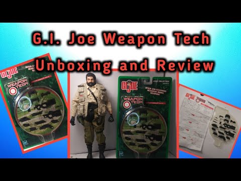 G.I. Joe Weapon Tech Unboxing and Review - YouTube