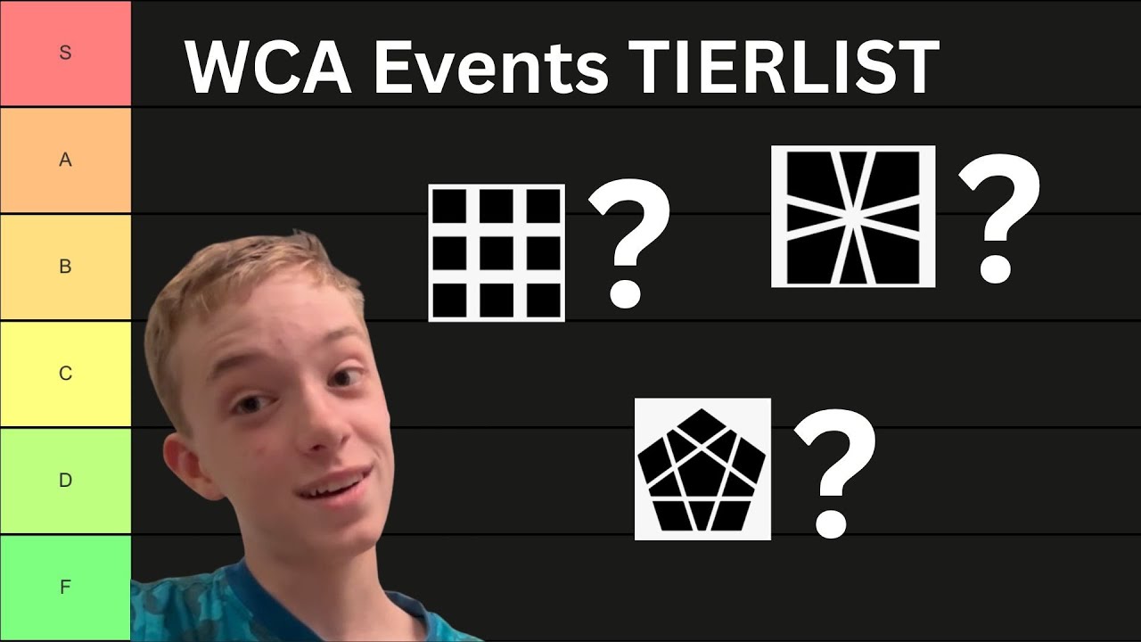 WCA Events Tier List: What's the Best Event? - YouTube