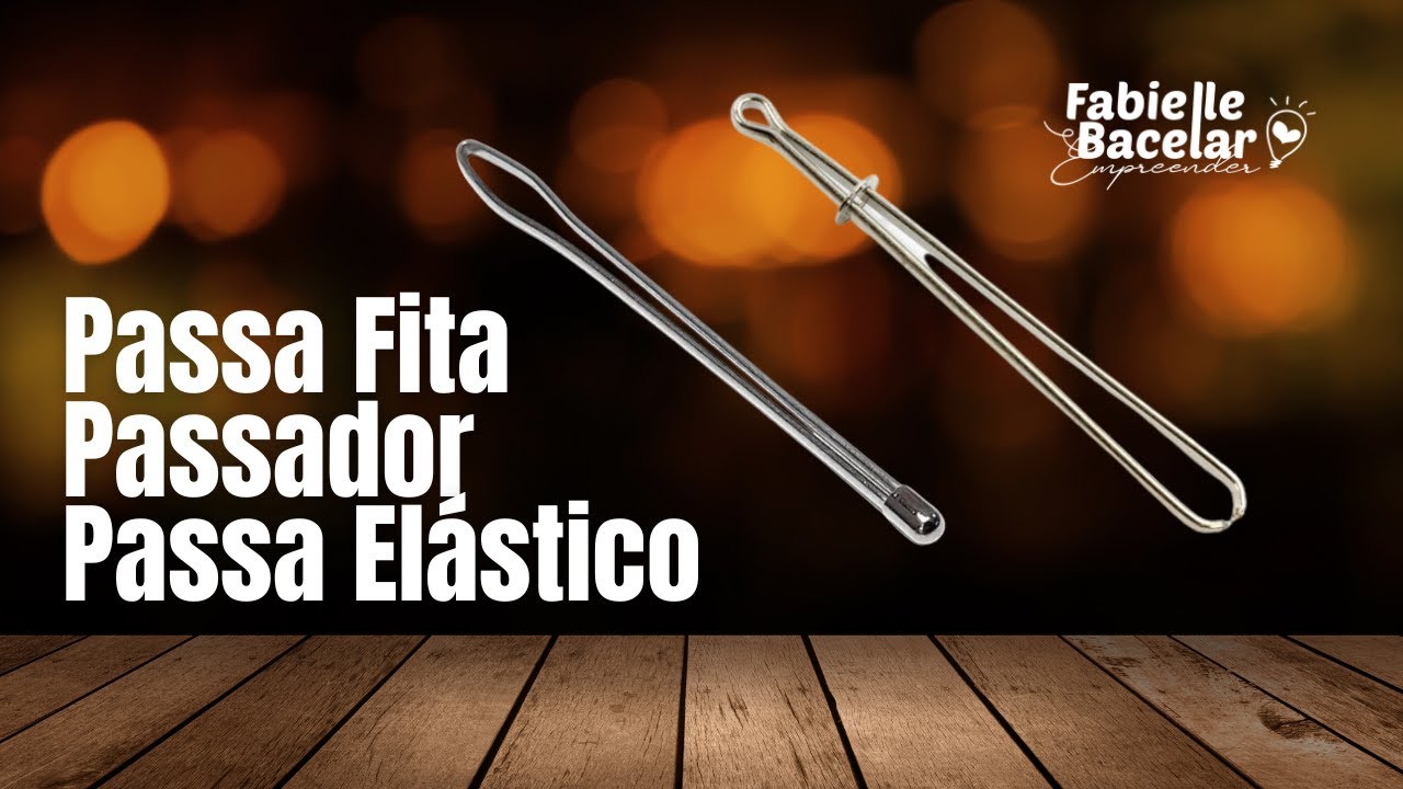 Como usar o passador de elástico na costura criativa - YouTube