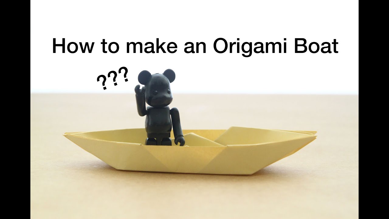 Simple Origami For Kids - Boat - YouTube