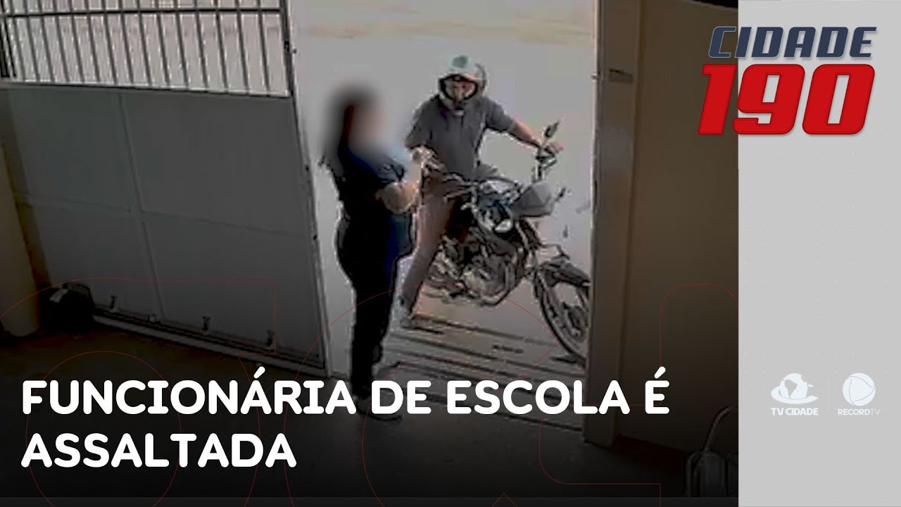 Funcionária de escola é assaltada quando aguardava chegada dos alunos ...